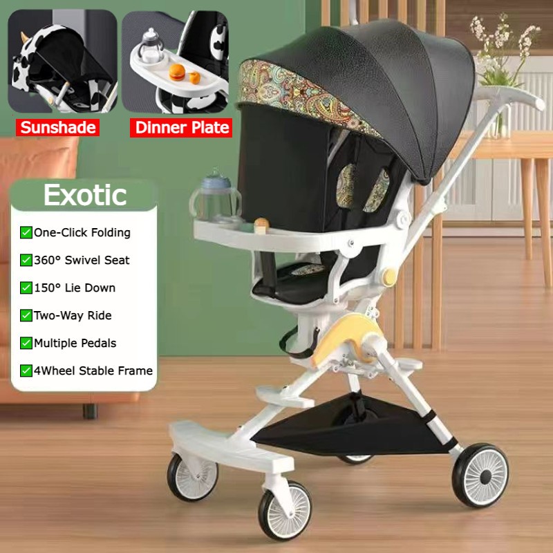 Ready Stock - 360 stroller baby stroller baby murah compact stroller ...