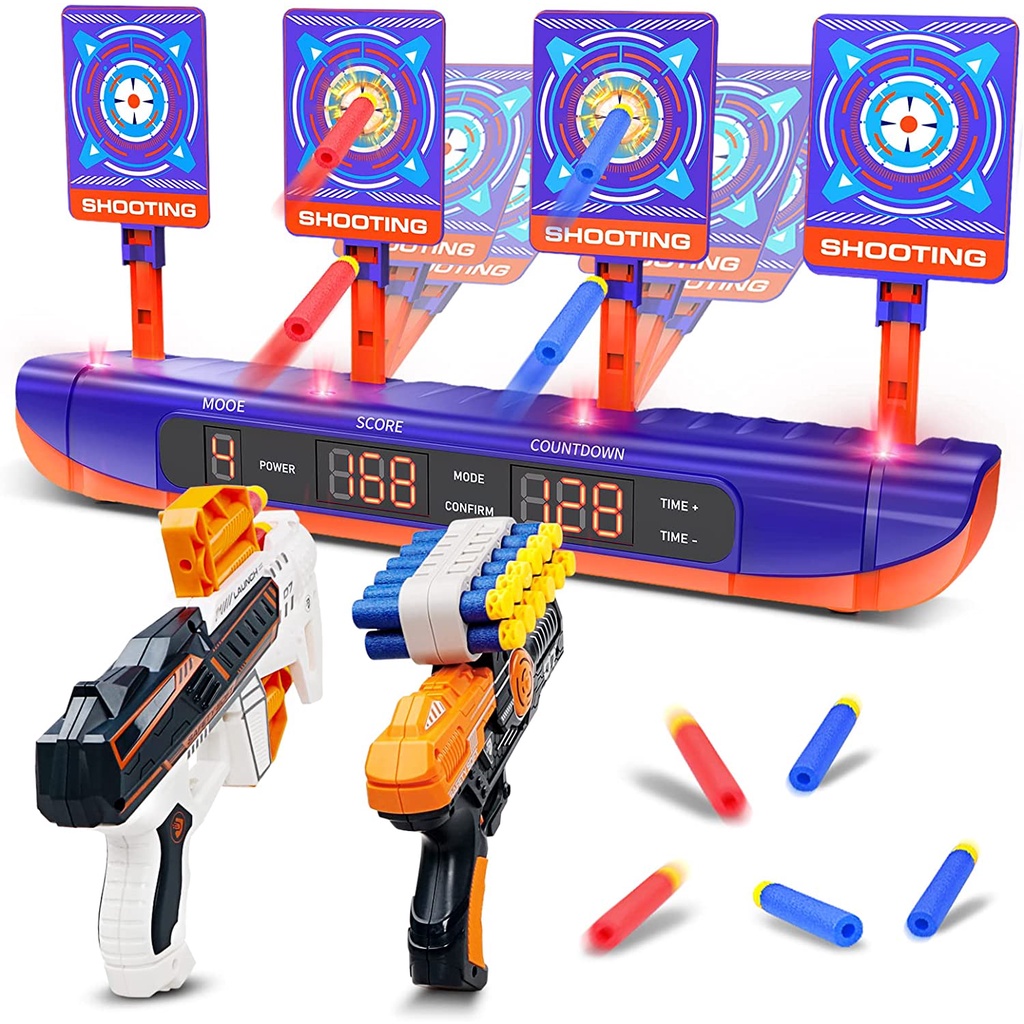 Hot Bee Toy Guns, Electronic Shooting Target Compatible with Nerf Guns ...