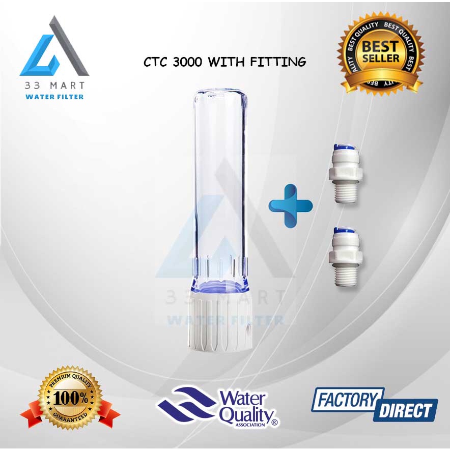 CTC 3000 Super Slim CTC Ceramic Water Filter Housing * MADE IN TAIWAN ...