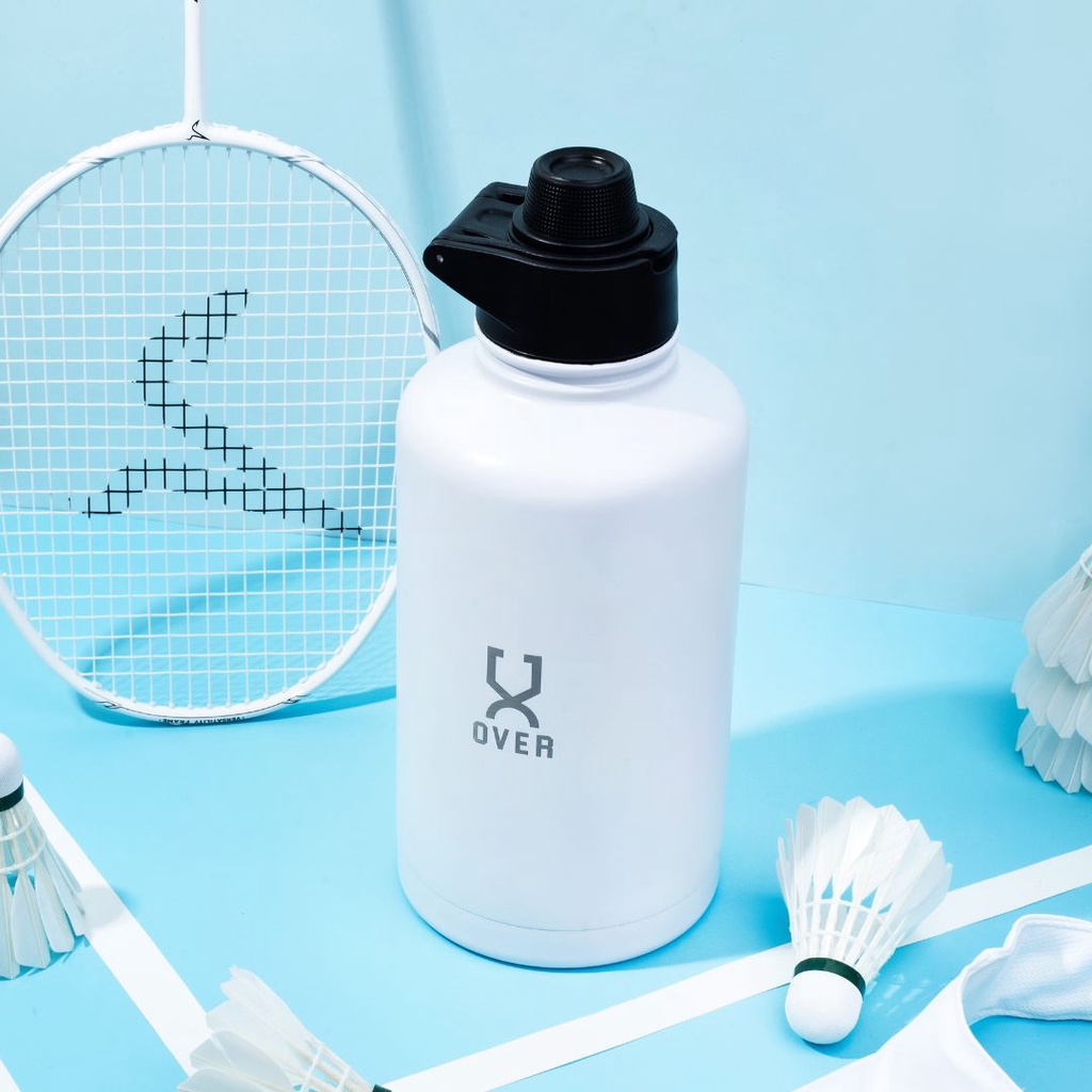 OVER 1.8L Oversized Flask Leak-Proof Double Wall Stainless Steel Vacuum ...