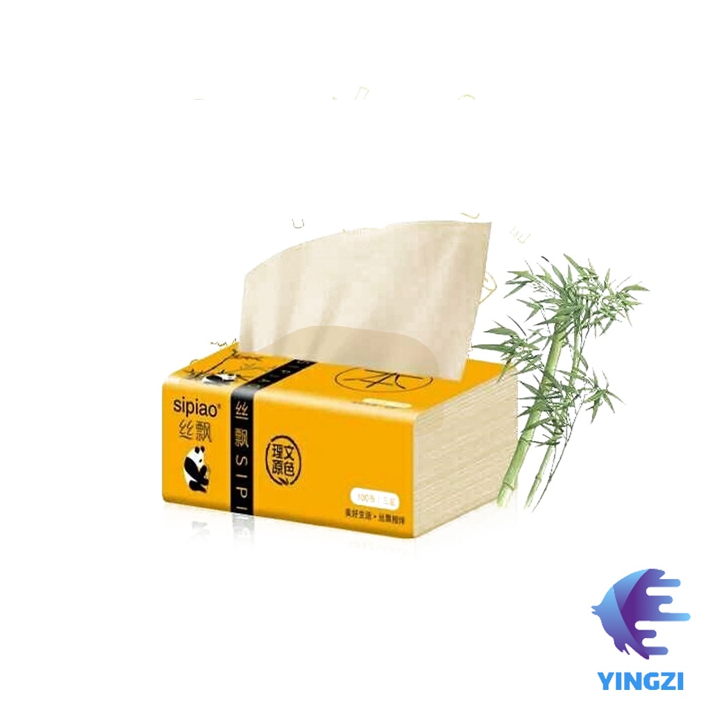 Box of 3 panda tissue bags - Unilever gift box of 300 sheets | Shopee ...