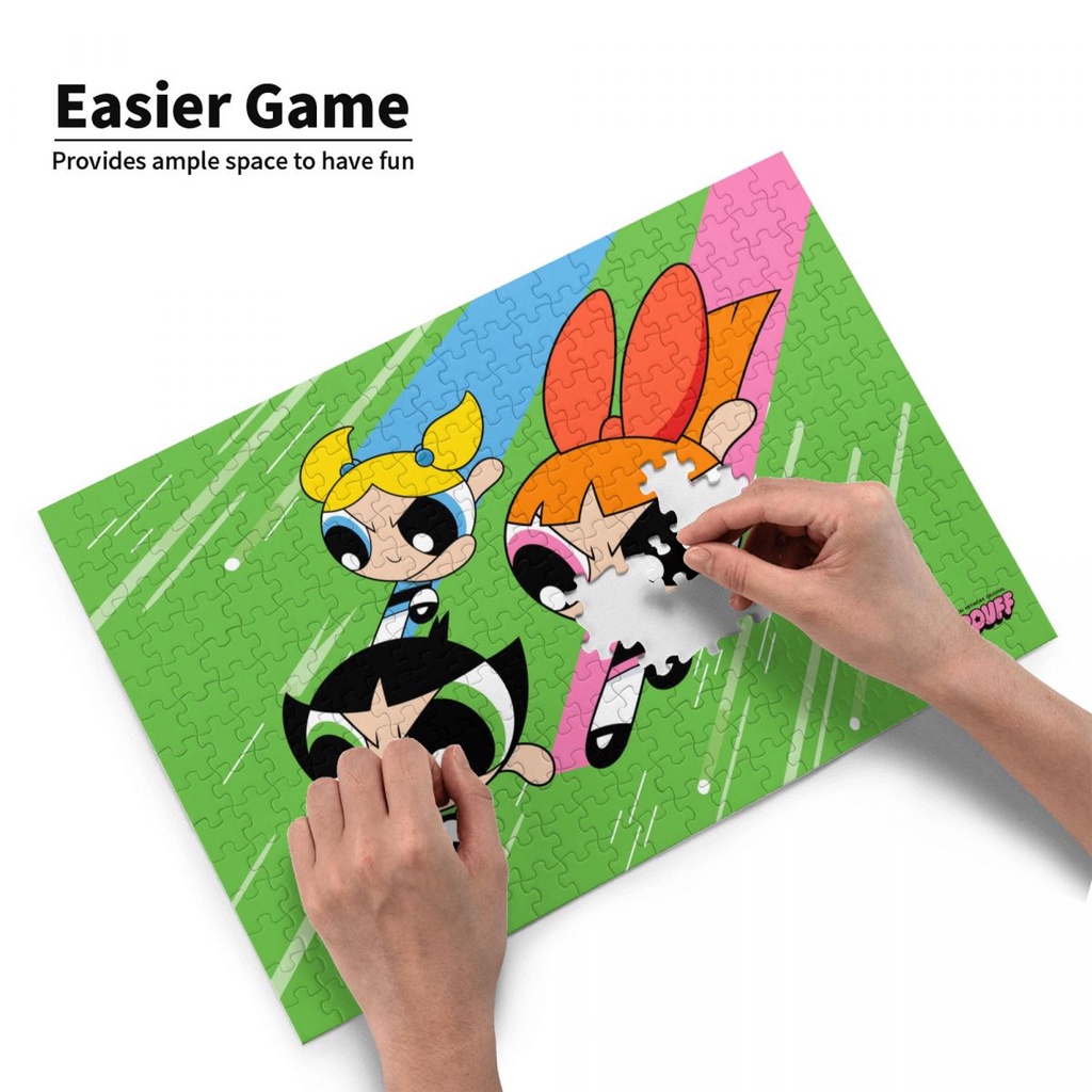 The Powerpuff Girls Educational Game Present Jigsaw Originality Puzzle ...