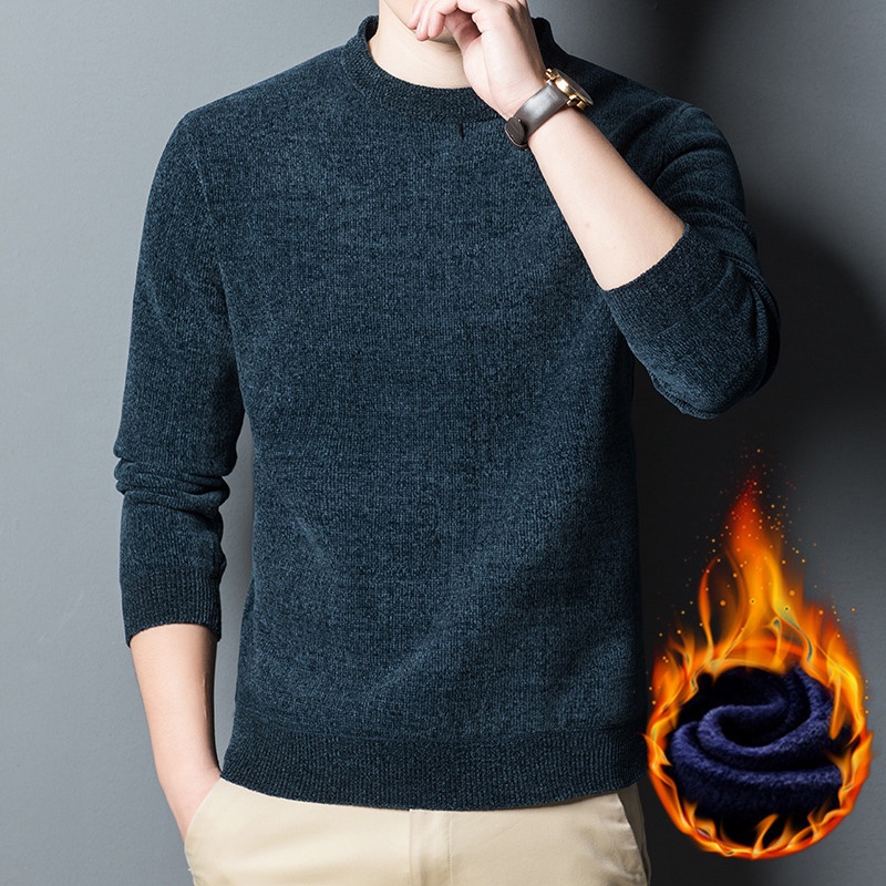5 Colors Available Chenille Fleece Thickened Sweater Men Winter Warm ... 5 Colors Available Chenille Fleece Thickened Sweater Men Winter Warm ...