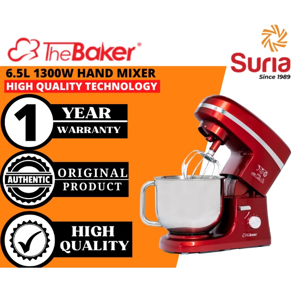 (Free Bubble Wrapping)The Baker 6.5L 1300W Stand Mixer Murah Mesin ...