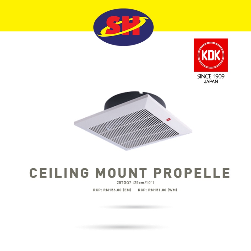 KDK 10" Ceiling Ventilating Fan | Shopee Malaysia