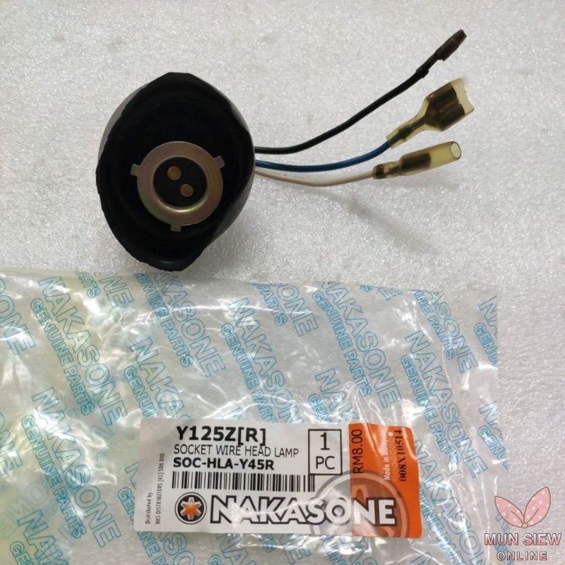 Head Lamp Socket Soket Lampu Depan (Nakasone) Yamaha Y125z Y125 Y125zr ...