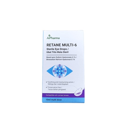 RETANE MULTI-6 EYE DROP 10ml | Shopee Malaysia