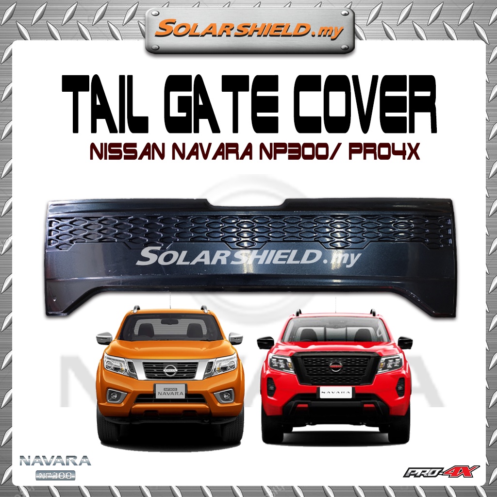 Nissan Navara NP300 2015/PRO4X 2021 Rear Tail Gate Body Cladding ...