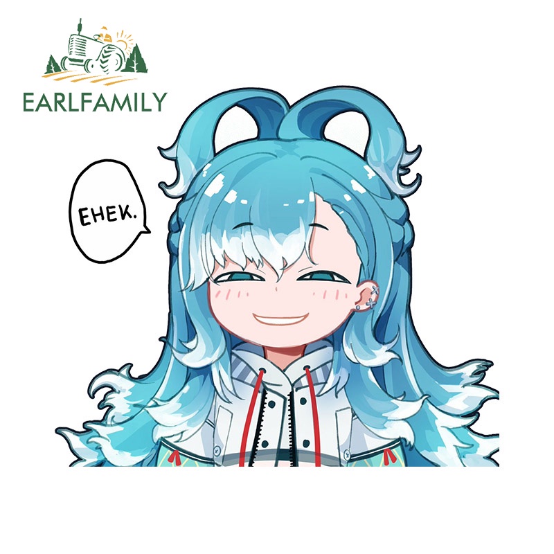 EARLFAMILY 13cm x 11.2cm Hololive Kobo Kanaeru Chibi Peeker Cute Car ...