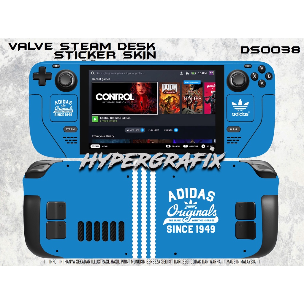 Steam Deck Sticker Skin 0038 | Shopee Malaysia