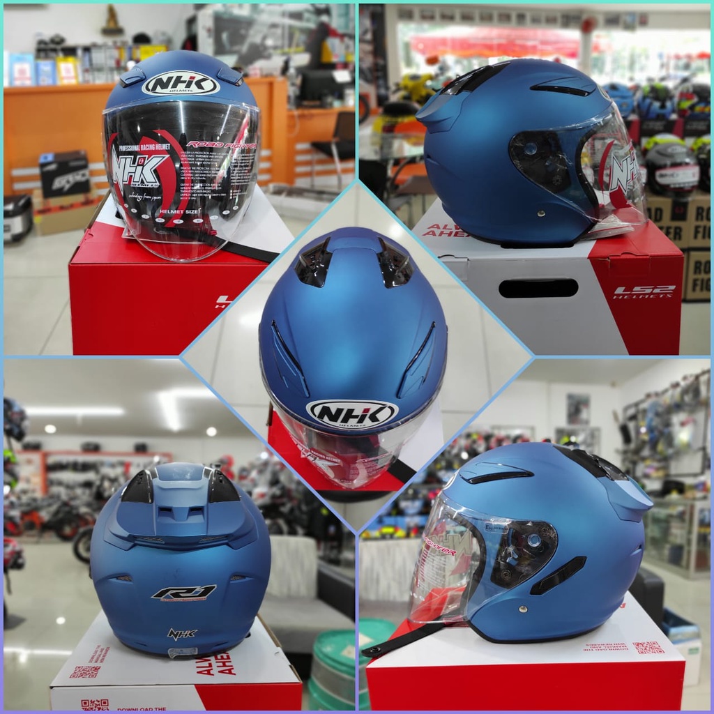 NHK HELMET R6 V2 SINGLE VIOSR OPEN FACE - NEW NHK R6 V2 | Shopee Malaysia