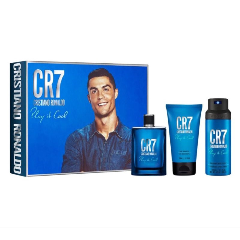 Cristiano Ronaldo CR7 PLAY IT COOL EAU DE TOILETTE & BODY GIFT SET ...