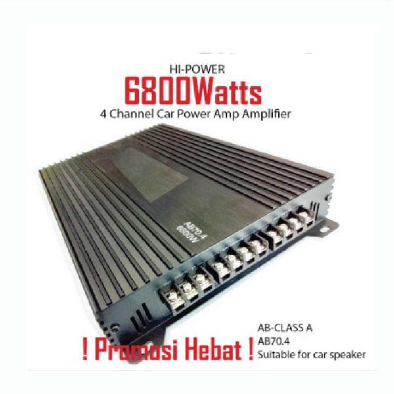 4 channel amplifier max power 6800W | Shopee Malaysia