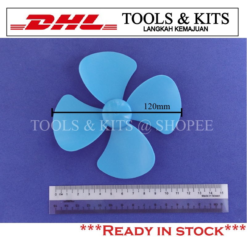 Extra Big Size 120mm 4-Blade Plastic Fan 2mm Metal Shaft DIY Project ...
