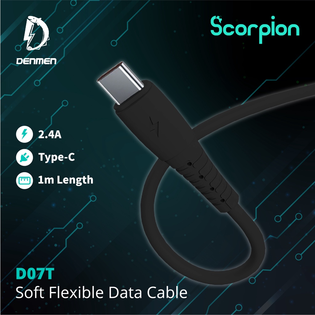 Denmen D07T Soft Flexible Data Cable | Shopee Malaysia