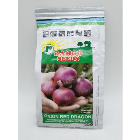 RAMGO RED DRAGON RED ONION SEEDS 100 GRAMS | Shopee Malaysia
