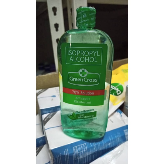 GreenCross Isopropyl Alcohol 70% antiseptic Disinfectant 500mL | Shopee ...