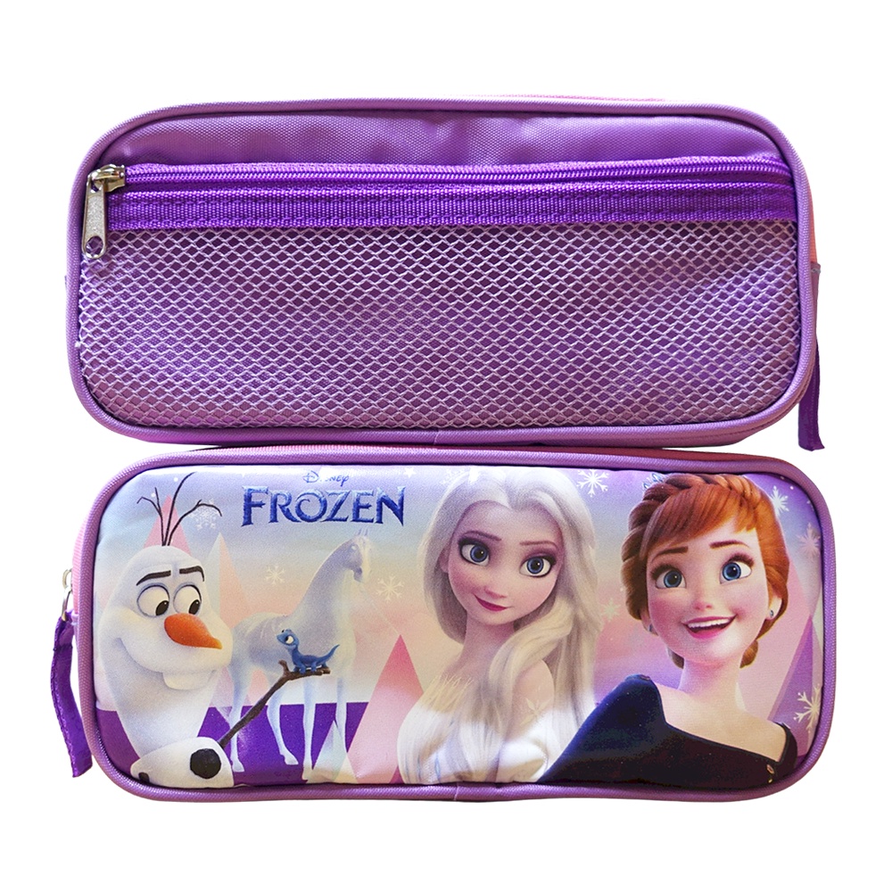 Disney Frozen Princess Anna & Elsa Pencil Box Case Bag Kotak Pensel Beg ...
