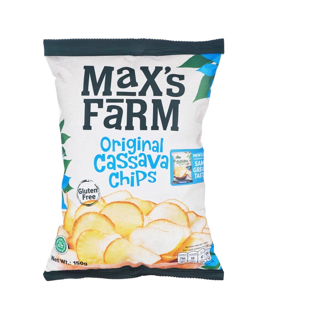 MAX'S FARM Original Cassava Chips 150g | Shopee Malaysia