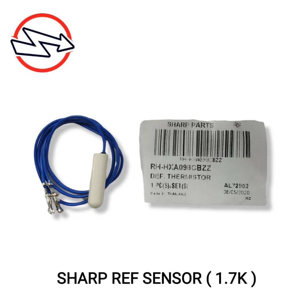 SHARP REFRIGERATOR DEFROST SENSOR 1.7K / SENSOR PETI SEJUK / FRIDGE ...