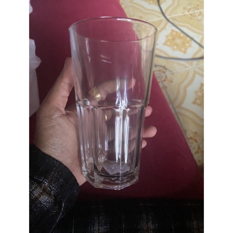 GLASS BEER MUG WITH HANDLE / GELAS TAHAN PANAS DAN SEJUK / GELAS TEH ...