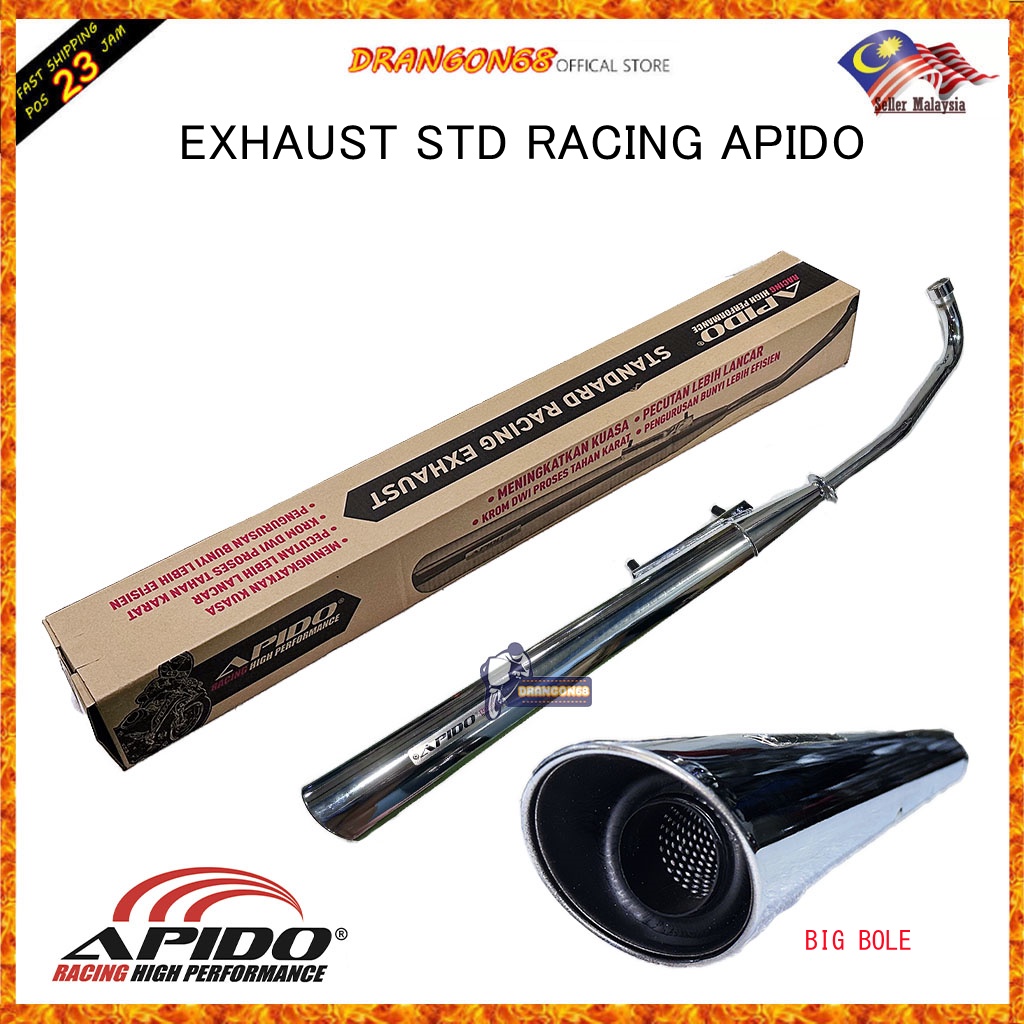STANDARD RACING EXHAUST APIDO EX5-110/W110-DX/W110-S/W100R/EX5 CLASS ...