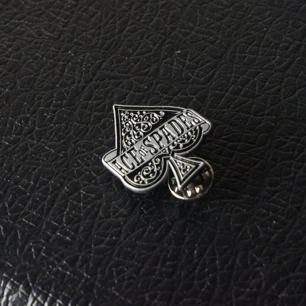Motorhead BADGE PIN - ACE OF SPADES | Shopee Malaysia