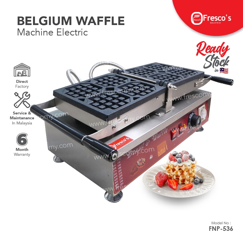 Belgian Waffle Maker Machine Electric | Shopee Malaysia