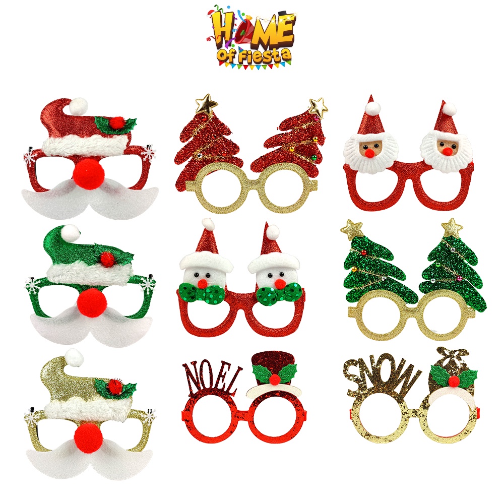 HOFS Christmas Spec Frame Party Xmas Santa Claus Snowman Costume ...