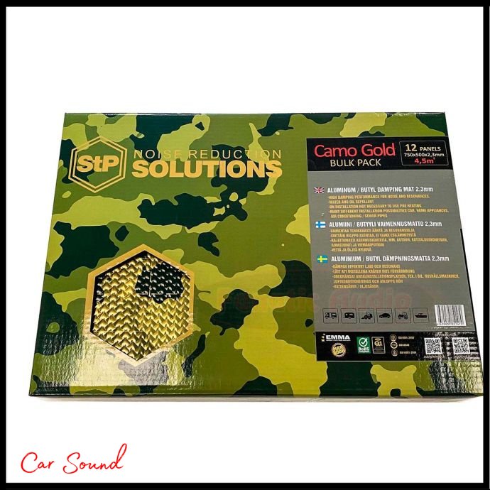 100% ORI STP GOLD LINE SERIES STP CAMO GOLD SOUNDPROOF 12SHEETS ...