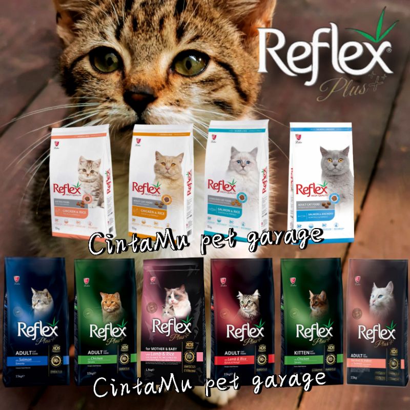 REFLEXPLUS REFLEX CAT FOOD REPACK 1kg KITTEN CAT FOOD ADULT CAT FOOD ...