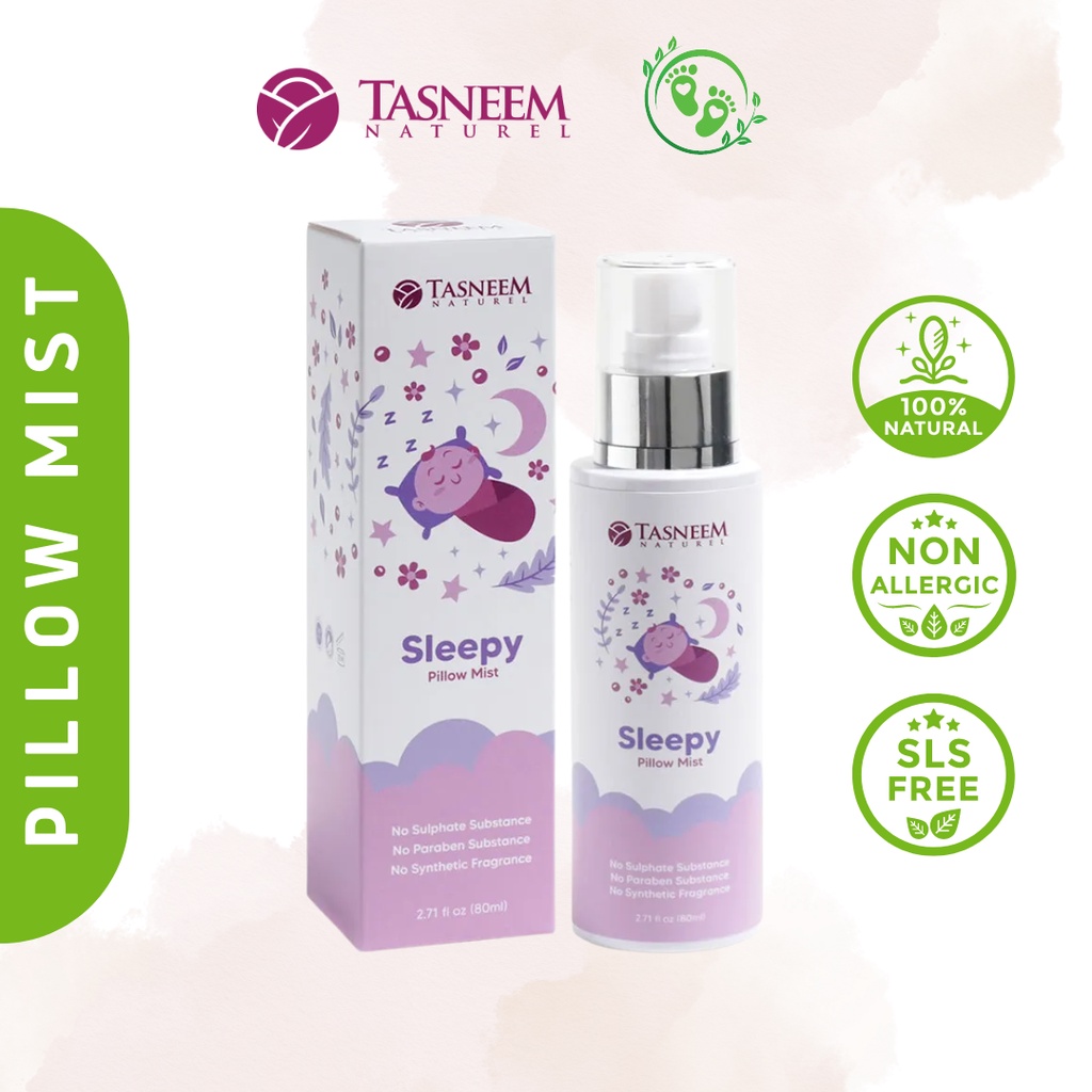 TASNEEM NATUREL Baby Spray Sleepy Pillow Mist 80ml | Natural Sleeping ...