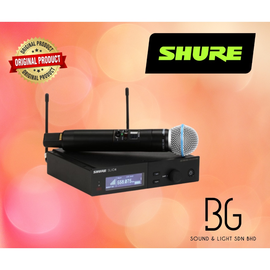 Shure SLXD24/B58 Wireless System with Beta 58A Handheld Transmitter | Shopee Malaysia