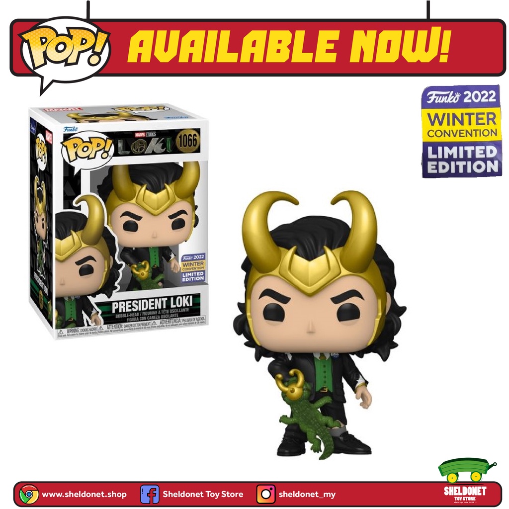 Funko Pop! Marvel: Loki - President Loki (Wintercon Convention ...