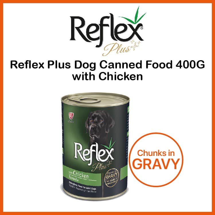 Reflex Plus Wet Dog Canned Foods (400g) | Shopee Malaysia