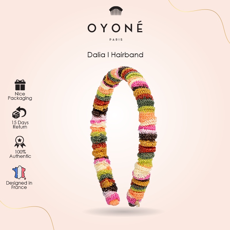 Oyone Paris Rainbow Loop - Dalia I Hairband Hair Accessories Headband Cekak Rambut Perempuan 发箍 ...