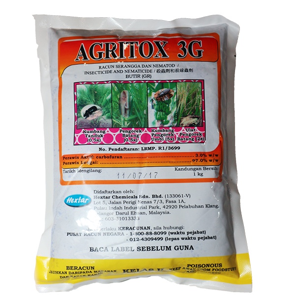 AGRITOX 3G Insecticide and Nematicide (1kg) | Shopee Malaysia