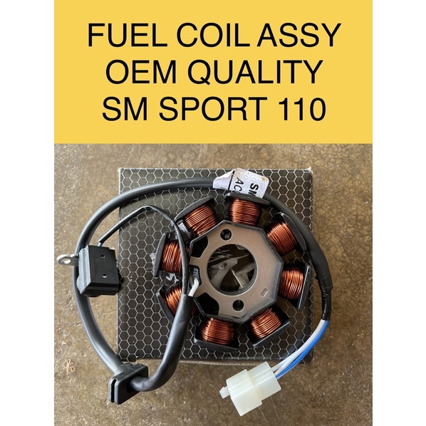 SM SPORT STATOR COIL ASSY FUEL COIL MAGNET OEM QUALITY FOR SM SPORT 110 ...