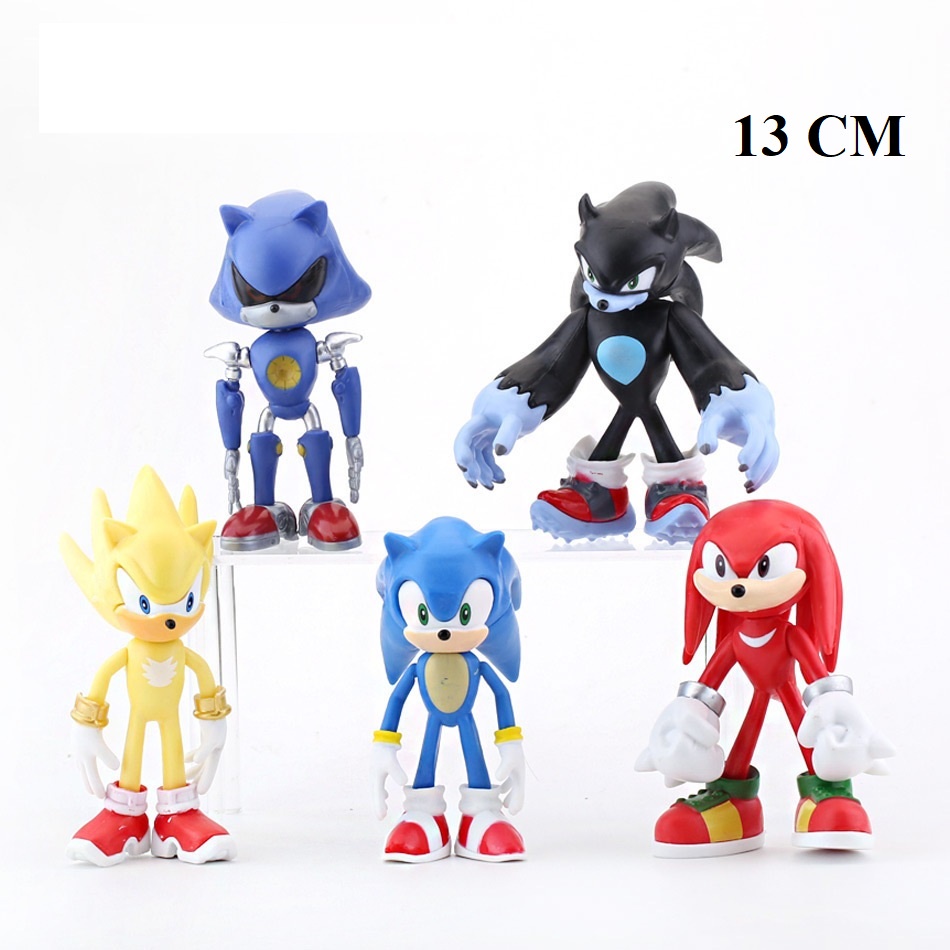 Big Size Super Sonic The Hedgehog Figures Cake Toys | Shopee Malaysia