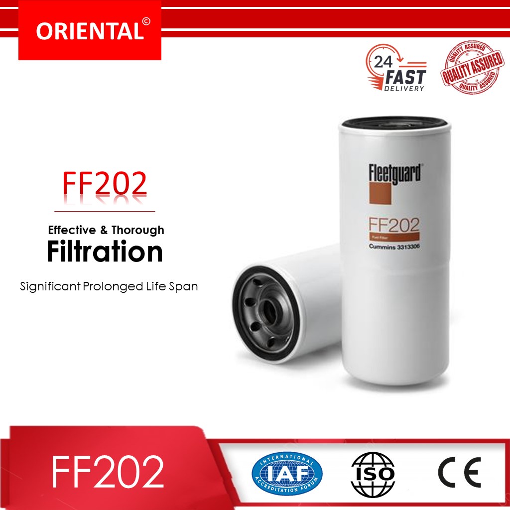 Fleetguard FF202 Fuel Filter | FF202 Diesel Filter | 299202 | 3313306 ...