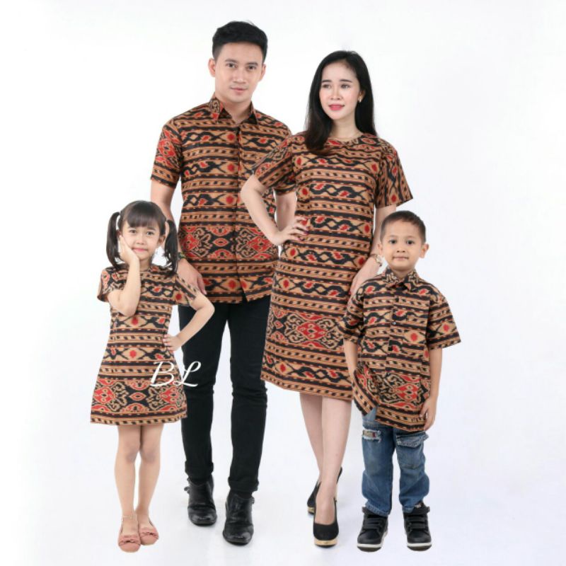 Batik MOTIF Family COUPLE DRESS | Shopee Malaysia