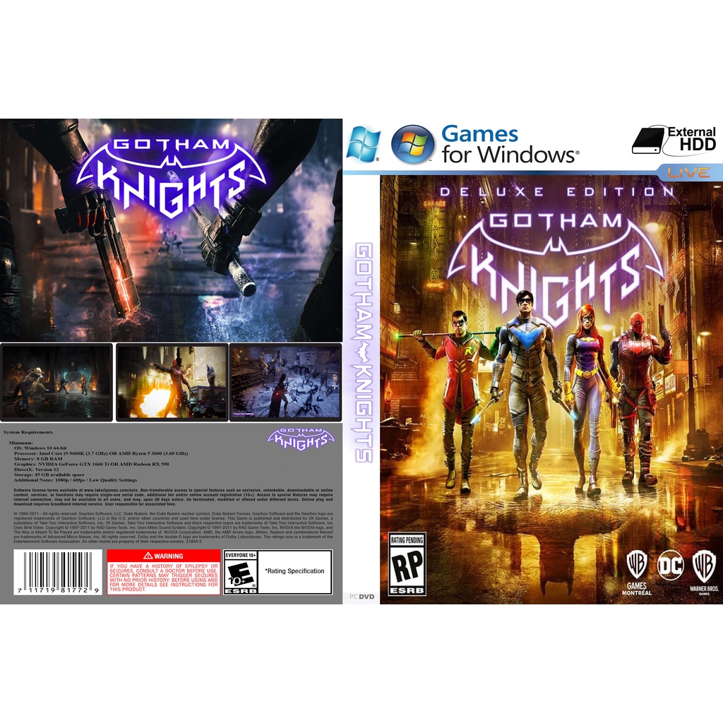 Gotham Knights: Deluxe Edition PC GAME Offline [Pendrive INSTALLATION ...