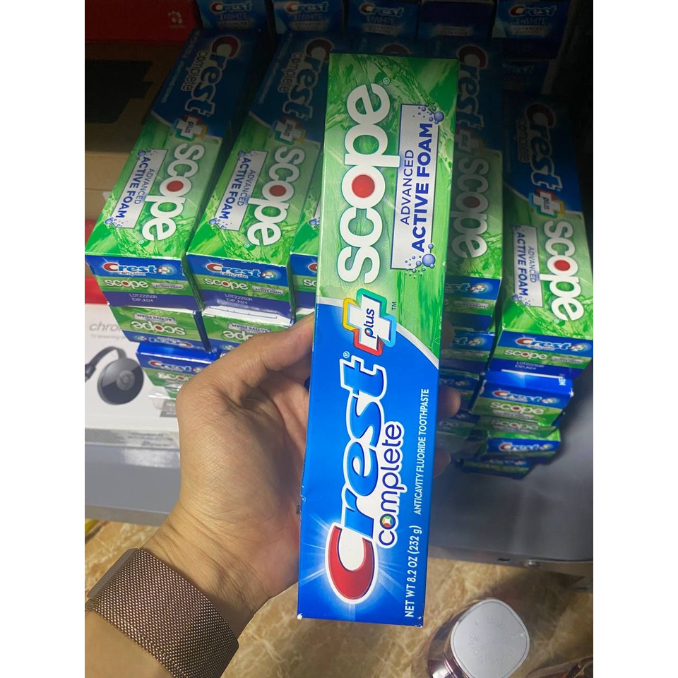 Crest Complete Scope Advanced Active Foam Toothpaste 232g (1pack ...