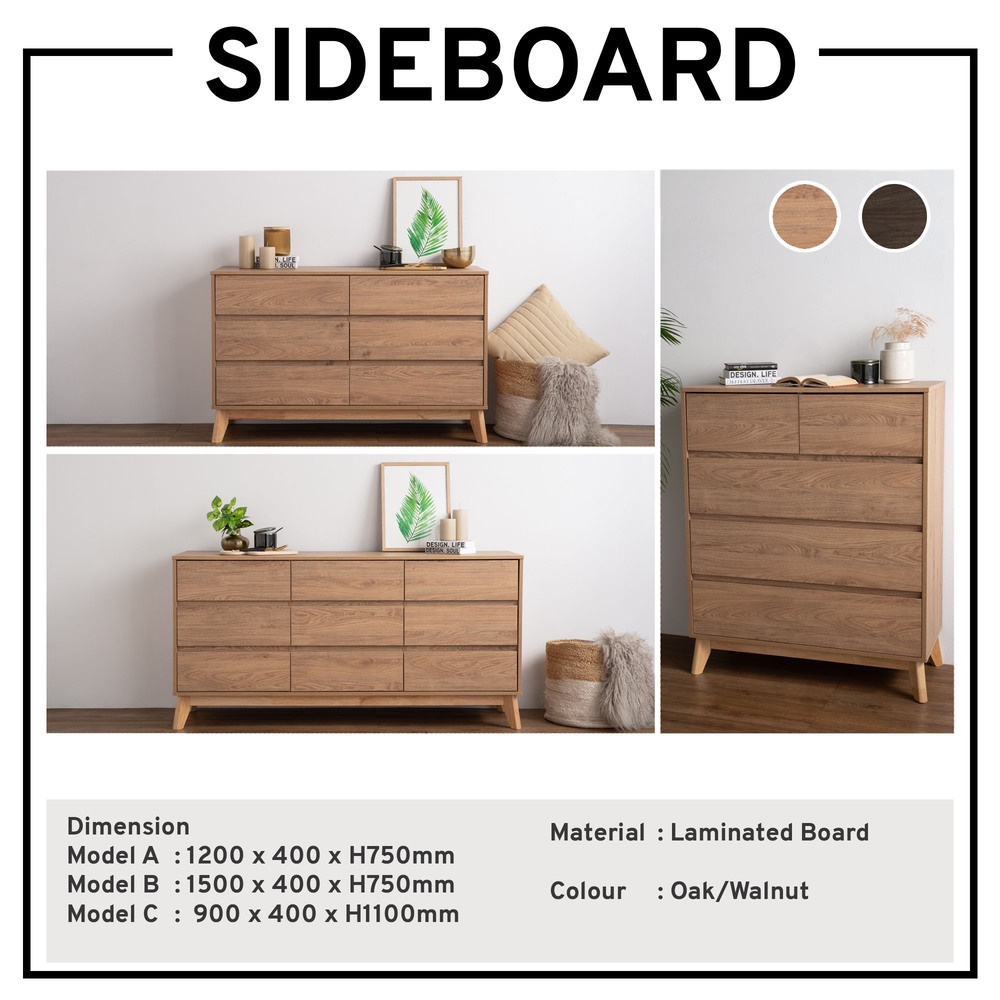 Kabinet Laci | Kabinet Penyimpanan | Sideboard | Chest of Drawer ...