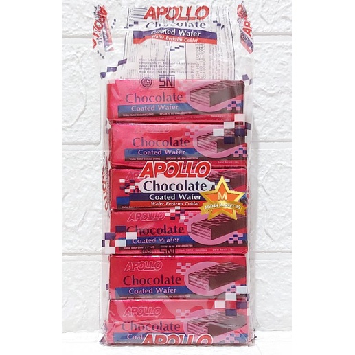 APOLLO CHOCOLATE COATED WAFER PACK 12s x12gr | WAFER CHOCOLATE | Snacks ...