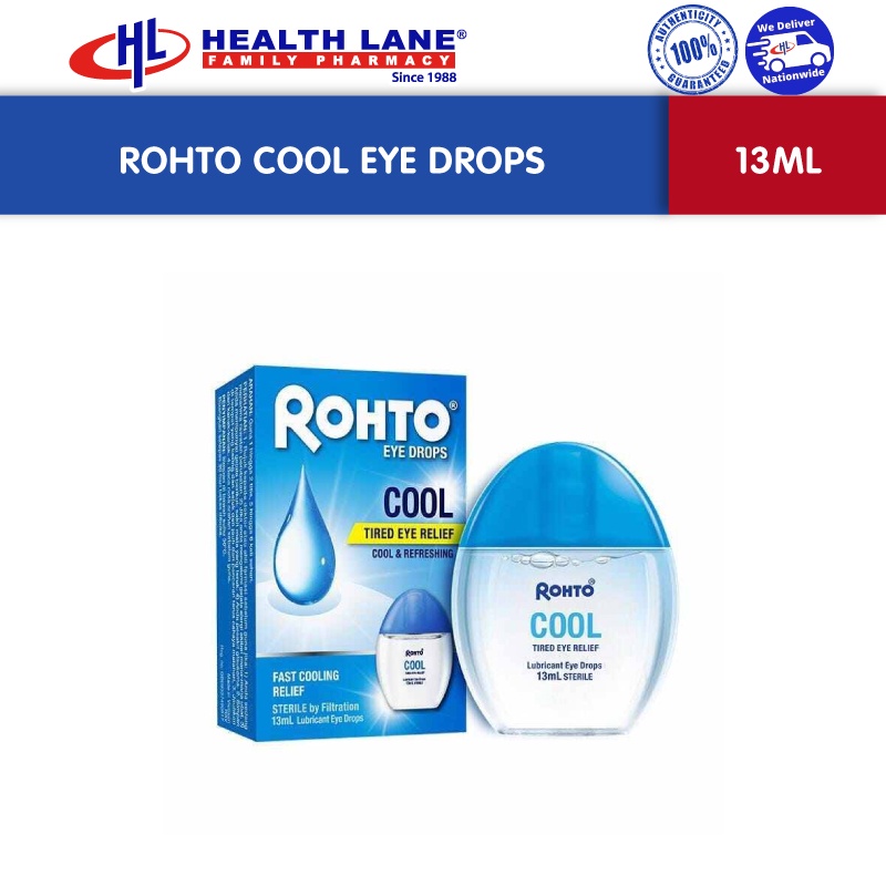 ROHTO COOL EYE DROPS (13ML) | Shopee Malaysia
