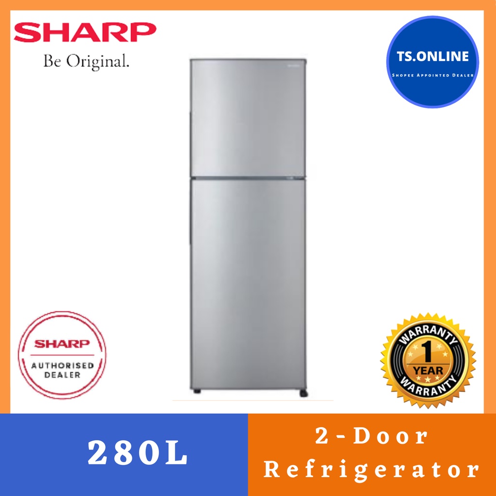 (FREE SHIPPING) SHARP 280L/320L/360L/400L TWIN DOOR REFRIGRATOR/ PETI SEJUK | Shopee Malaysia