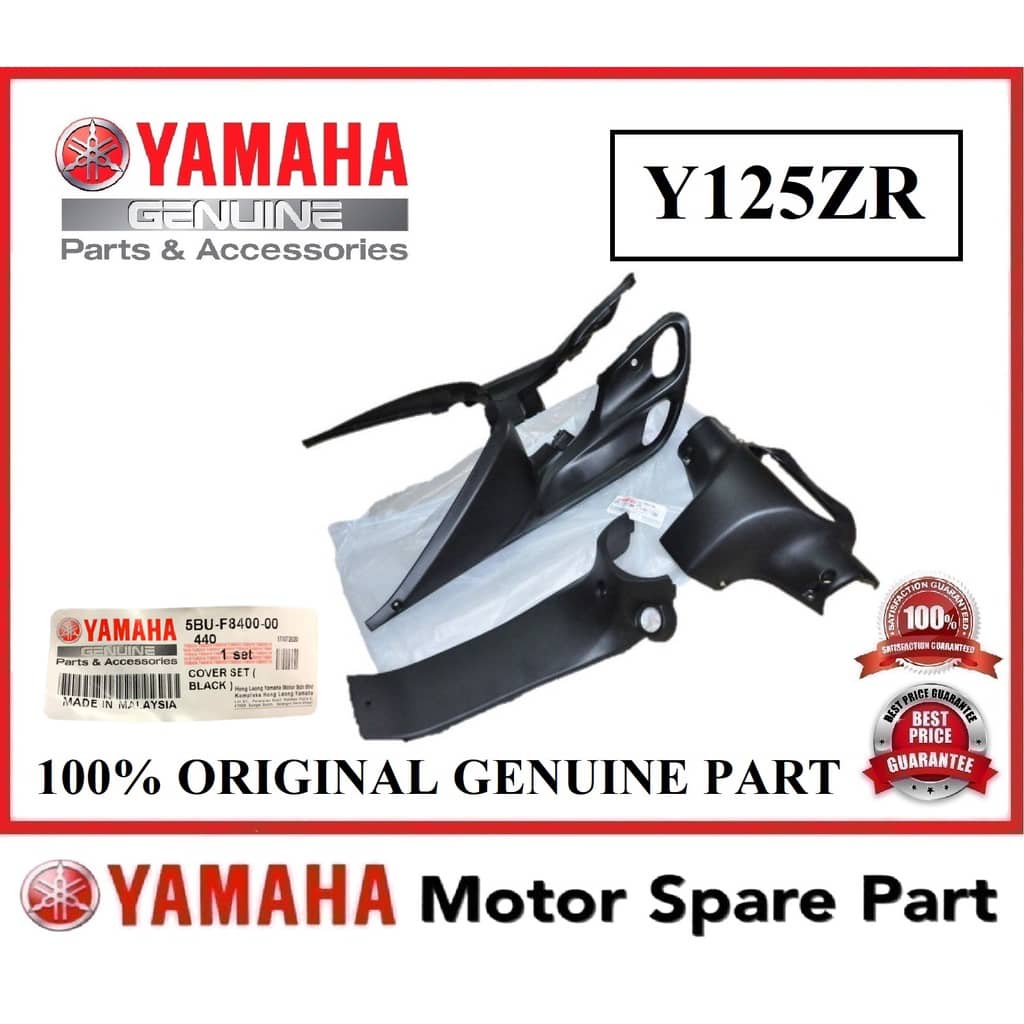 Yamaha Inner Cover Set 125zr Original Hly Y125ZR Y125Z 125 Iner (Black ...