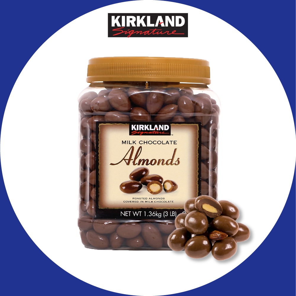 [Kirkland] Signature Milk Chocolate Almond 1.36kg | Shopee Malaysia