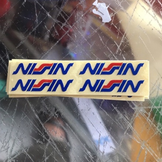 Nissin cutting Sticker handle brake master brake caliper Motorcycle ...